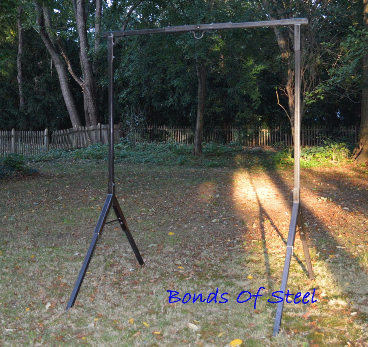 Portable Straight Leg Steel Suspension Frame Mature Bonds of