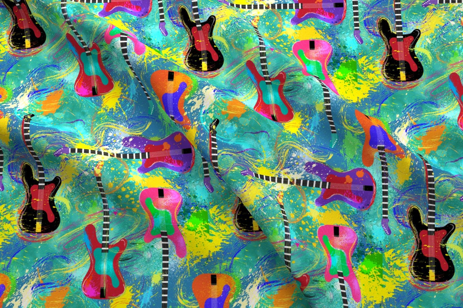 Music Fabric Rock And Roll Is Here To Stay By Vo Aka