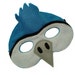 Children's Blue Jay Bird Felt Mask