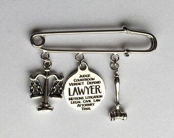 Lawyer pin | Etsy
