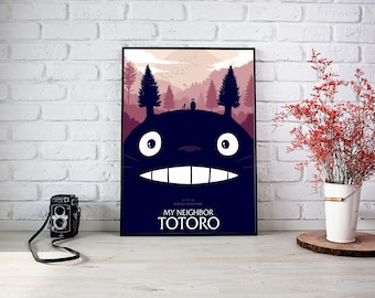 Totoro poster | Etsy