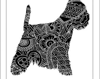 Westie stencil | Etsy