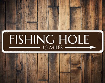 Fishing signs | Etsy