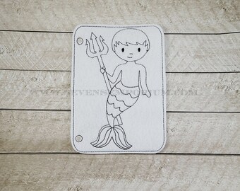 Monsters Mix Ups SET In The Hoop Doodle-It Coloring Page