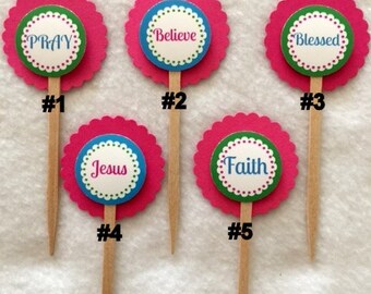 Religious cupcakes | Etsy