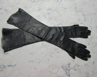 Leather opera gloves | Etsy