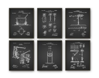 Computer Geek Wall Art Poster Set of 4 No.2 Computer Room