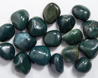 Green jasper stone | Etsy