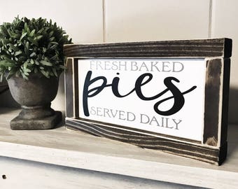 Fresh baked sign | Etsy