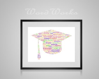 Graduation word art | Etsy
