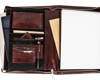 Leather organizer | Etsy