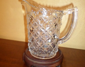 Small glass pitcher | Etsy