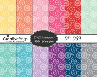 12 FAUX Gold Foil Jewel tones Magenta Pink Purple Blue