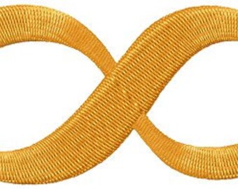 Infinity Symbol Embroidery Design Instant Download