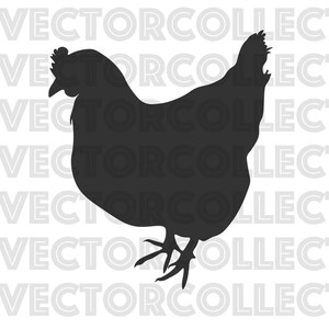 Chicken dxf | Etsy
