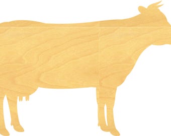 Wood cow cutout | Etsy