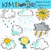 KPM Weather Friends Digital Clip Art COMBO