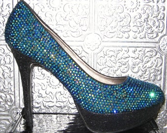 Rhinestone heels | Etsy