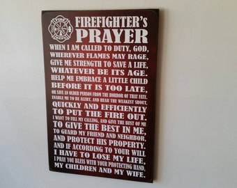 Firefighter's Prayer Fireman's Prayer. Firefighter