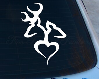 Deer car decal | Etsy