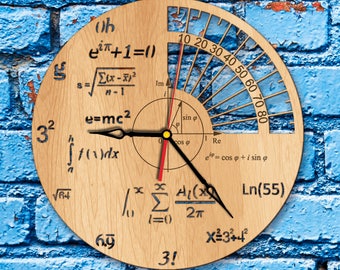 Science clock | Etsy