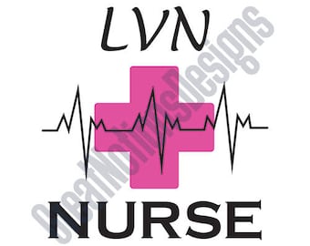 SVG Vocational Nurse Collage LVN Nurse svg Medical