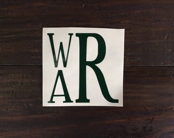 Masculine monogram | Etsy