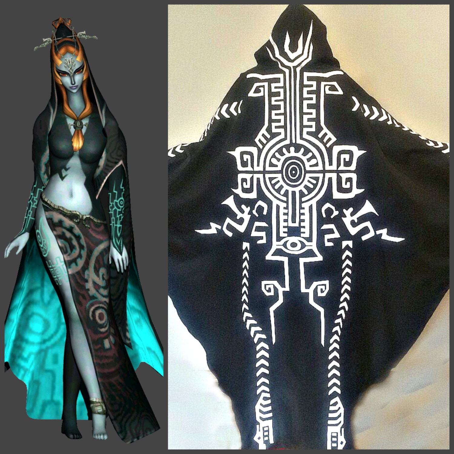 Midna cloak Midna costume legend of zelda Link universe