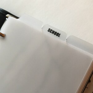 Planner dividers | Etsy