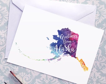 Alaska postcards | Etsy