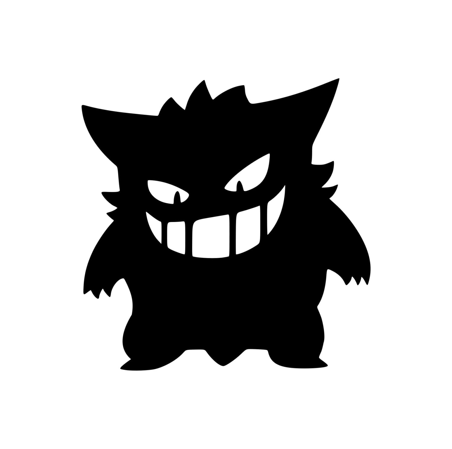 Archivo SVG de gengar Pokemon