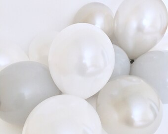 Gray balloons | Etsy