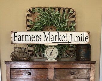 Farmers market sign | Etsy