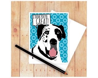 Great dane cards | Etsy