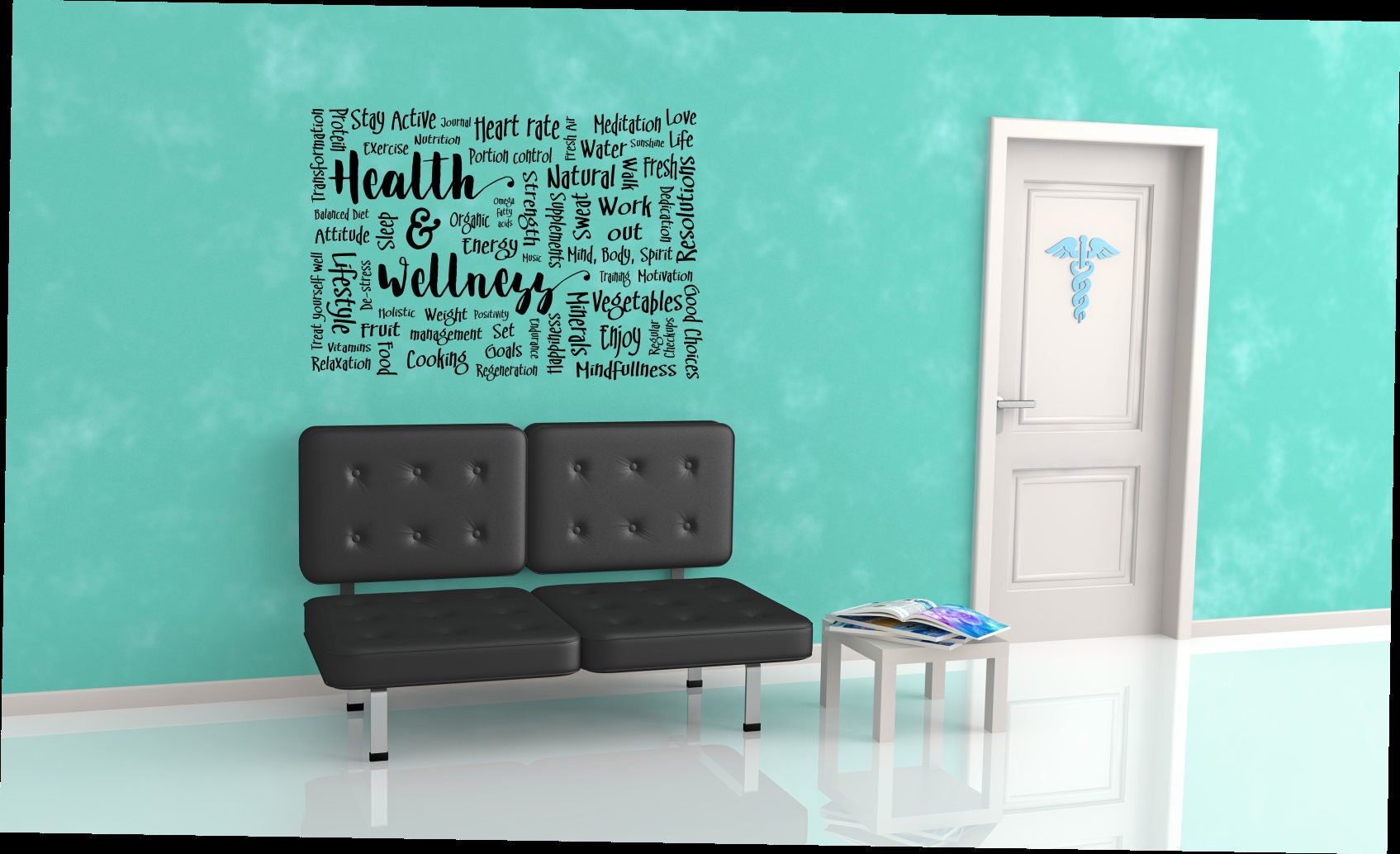 Health and wellness decor, health and beauty, health and fitness ...