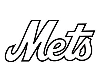 New york mets decals | Etsy