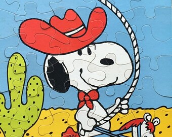 Snoopy puzzle | Etsy