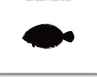 Flounder svg | Etsy