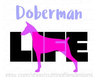 Doberman stencil | Etsy