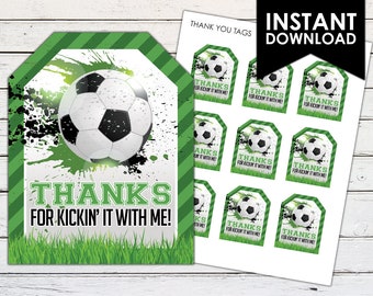 Soccer thank you | Etsy