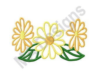 Daisy embroidery | Etsy