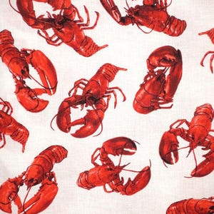 Lobster fabric | Etsy