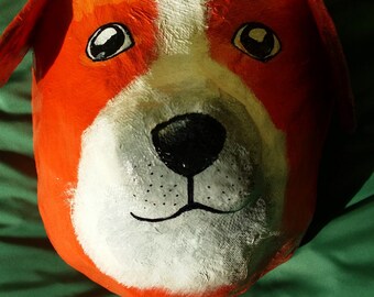 French Poodle Unique One-of-a-Kind Whimsical Paper Mache