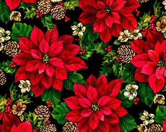 Christmas fabric | Etsy