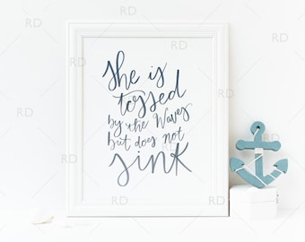 Nautical quote | Etsy