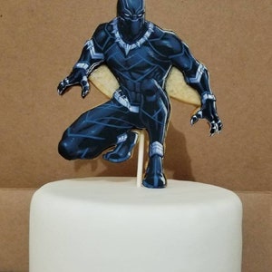 Panther cake topper | Etsy