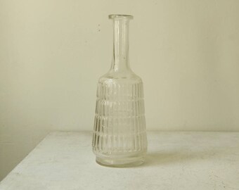 Retro glass bottle | Etsy