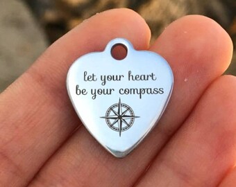 Heart compass | Etsy