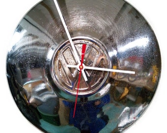 Hub cap clock | Etsy