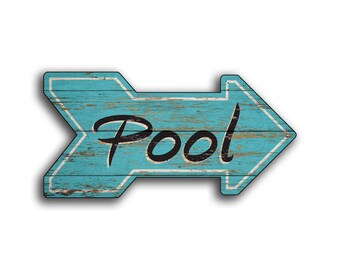 Swimming pool signs | Etsy